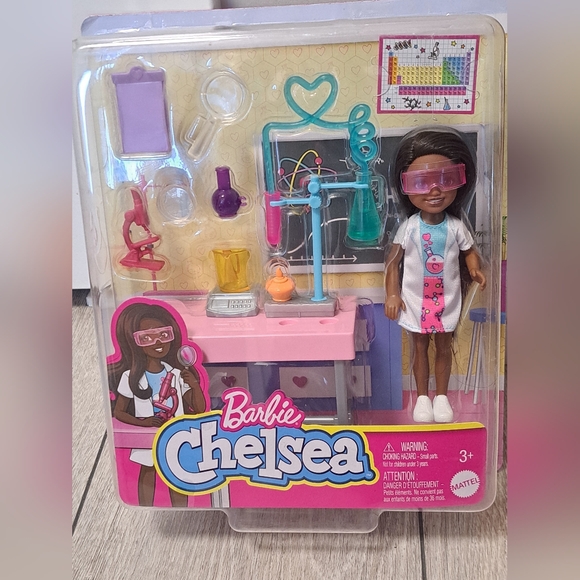 Barbie | Toys | Brand New Barbie Chelsea Scientist Doll Small Doll With ...